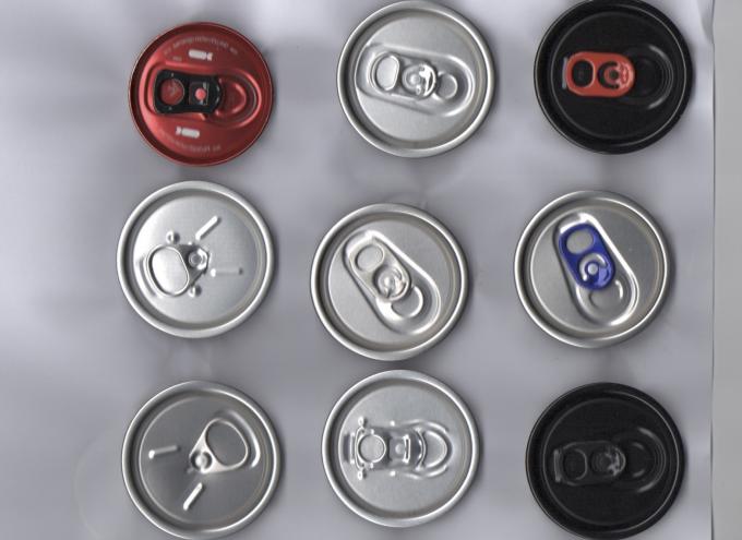 BPA Free Aluminum Can Lids aluminum pull tabs Round Shape Custom Logo 0 ...