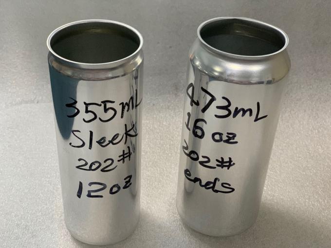 FDA Plain Custom Aluminum Cans , 202 CAP Melting Aluminum Cans