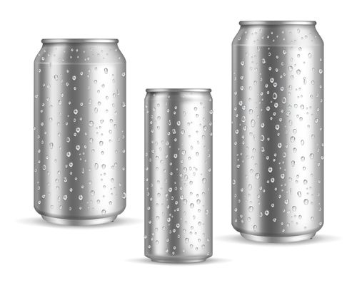 Cylinder 150ml Slim Small Aluminum Cans , Coca Cola Aluminum Can Max 8 ...