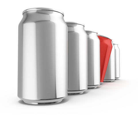 B64 CDL Lid BPA Free Custom 330ml Blank Aluminum Cans