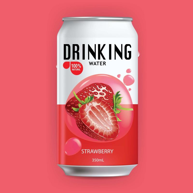 B64 CDL Lid BPA Free Custom 330ml Blank Aluminum Cans